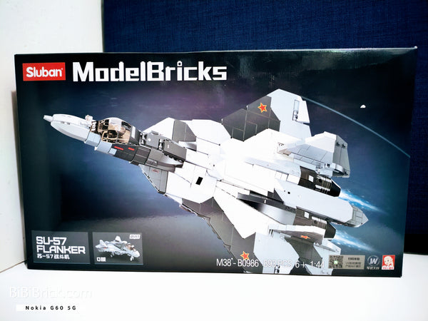 Sluban ModelBricks Su-57 Felon 1:44 M38-B0986 – BiBiBrick.com